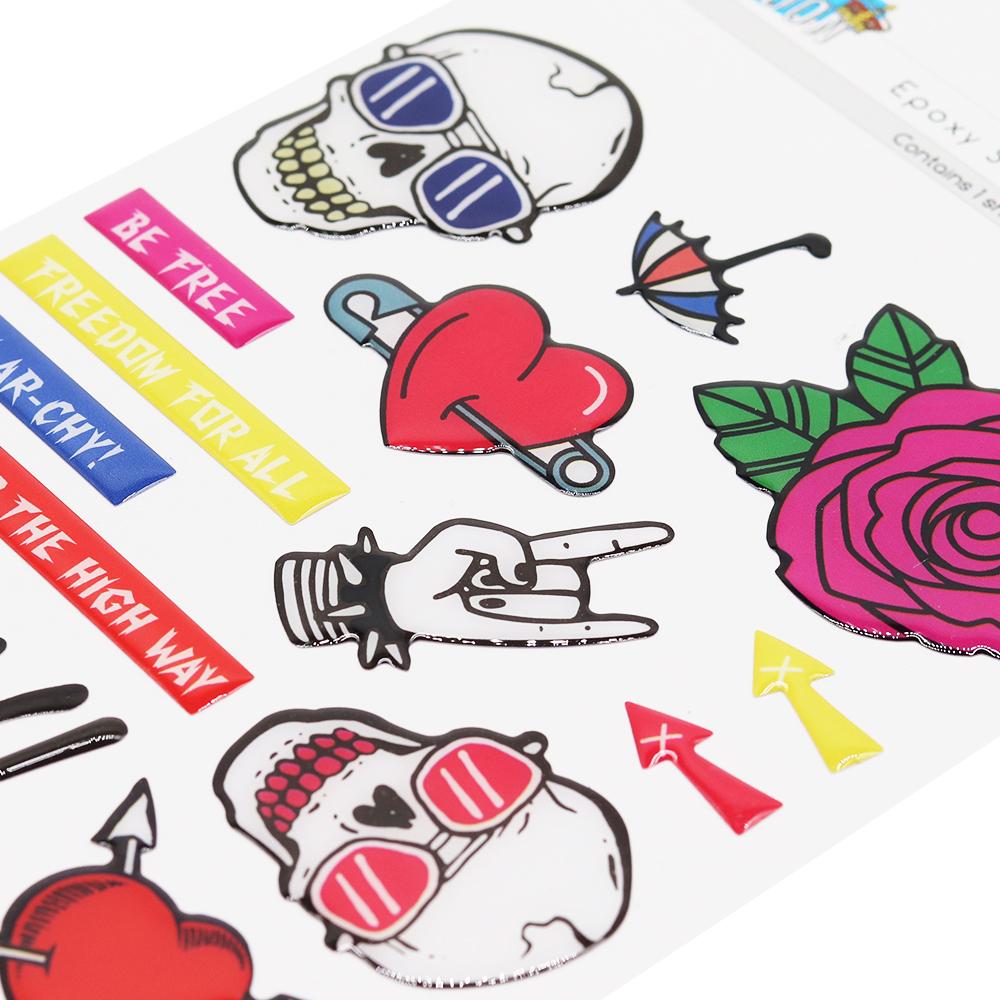 Punk London Epoxy Stickers – Raywin Creative Limited